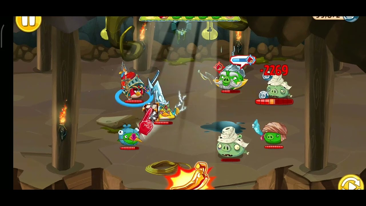 angry birds epic dungeon sunken pyramid - YouTube