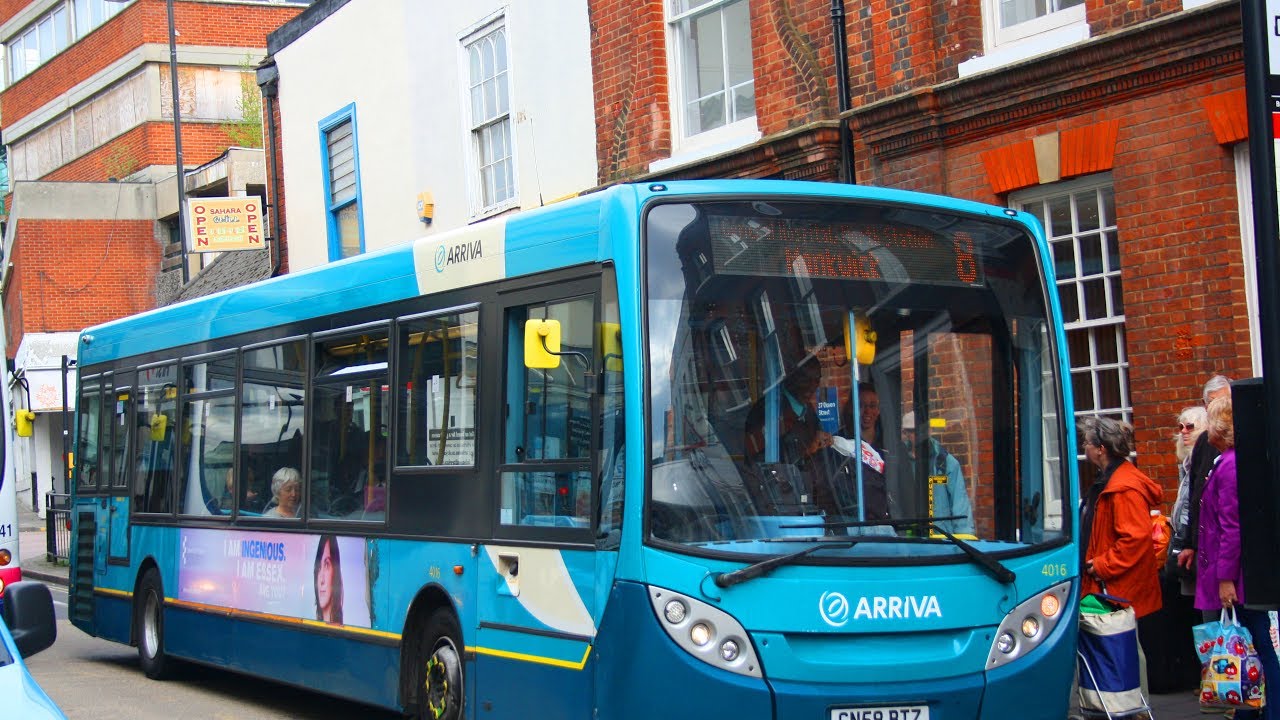 Arriva Colchester, 4016 Alexander Dennis Enviro200 GN58BTZ - YouTube