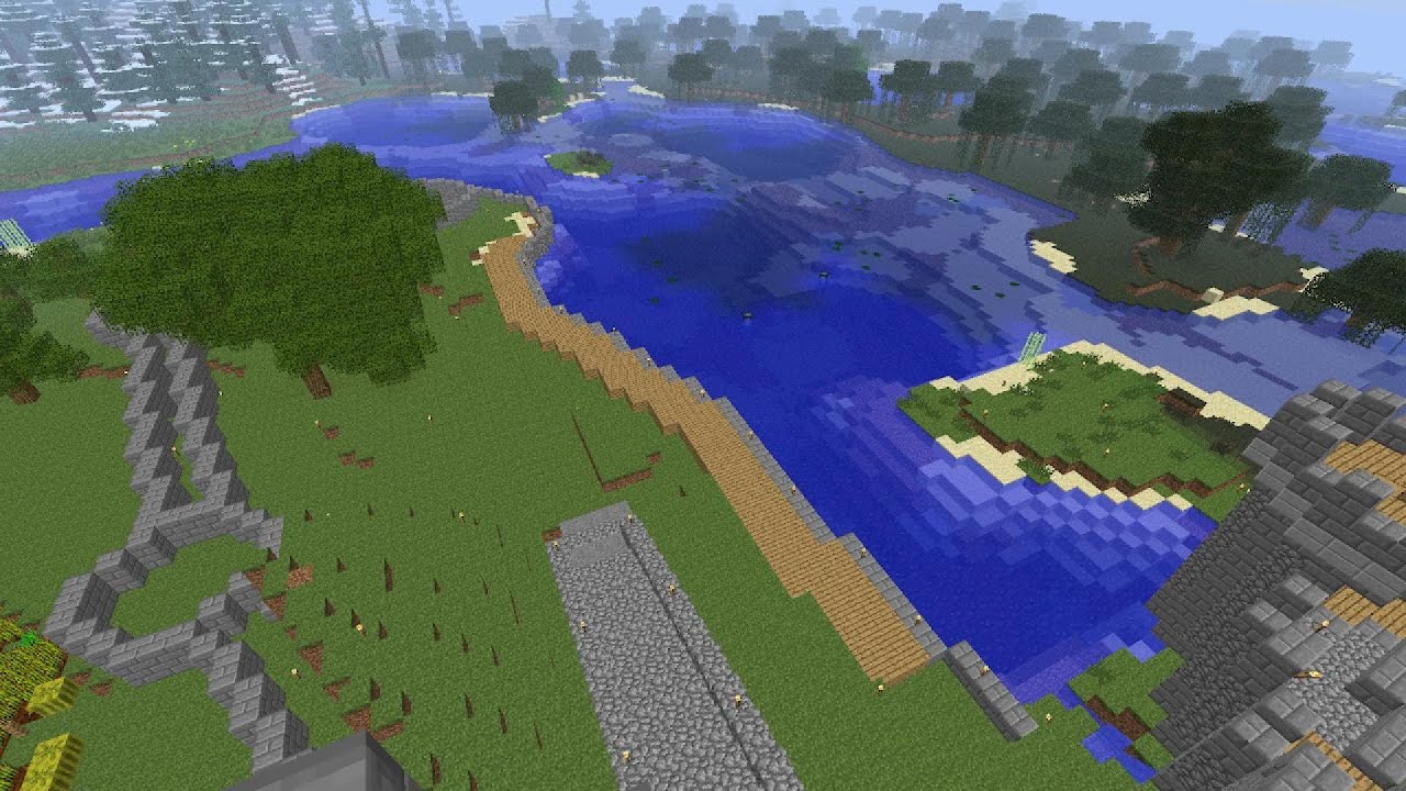 Minecraft Let's Play #21 Hamn i sikte! - YouTube