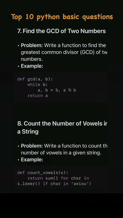 The Basic Questions Of Python You Should Know Pythonproblems Codingforbegginers Coding