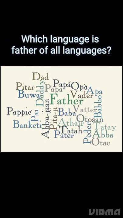 Which language is father of all languages? #shorts #viral # ...