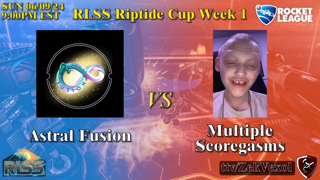 RLSS Riptide Cup Week 1 - Astral Fusion vs Multiple Scoregasms - YouTube