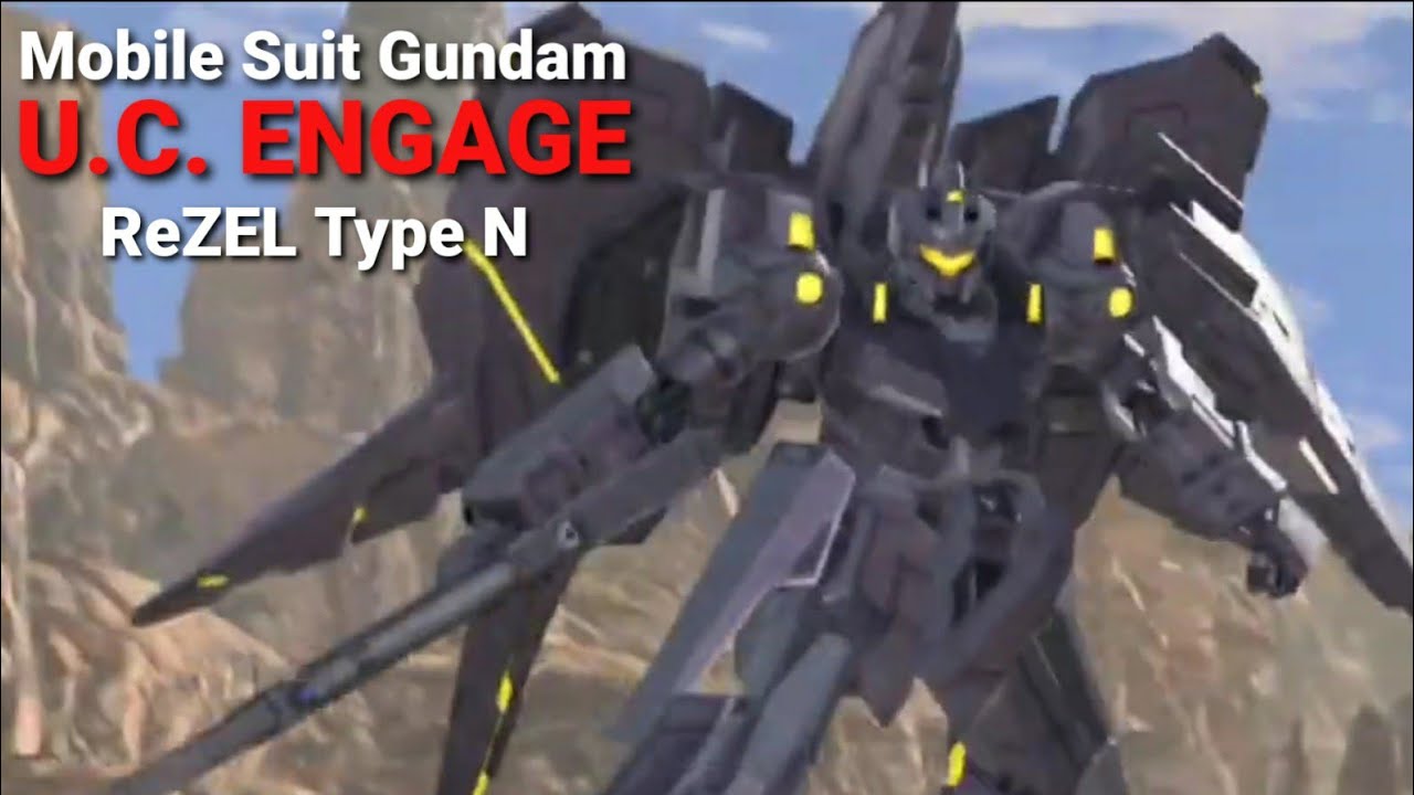 MOBILE SUIT GUNDAM U.C. ENGAGE: ReZEL Type N Showcase! - YouTube
