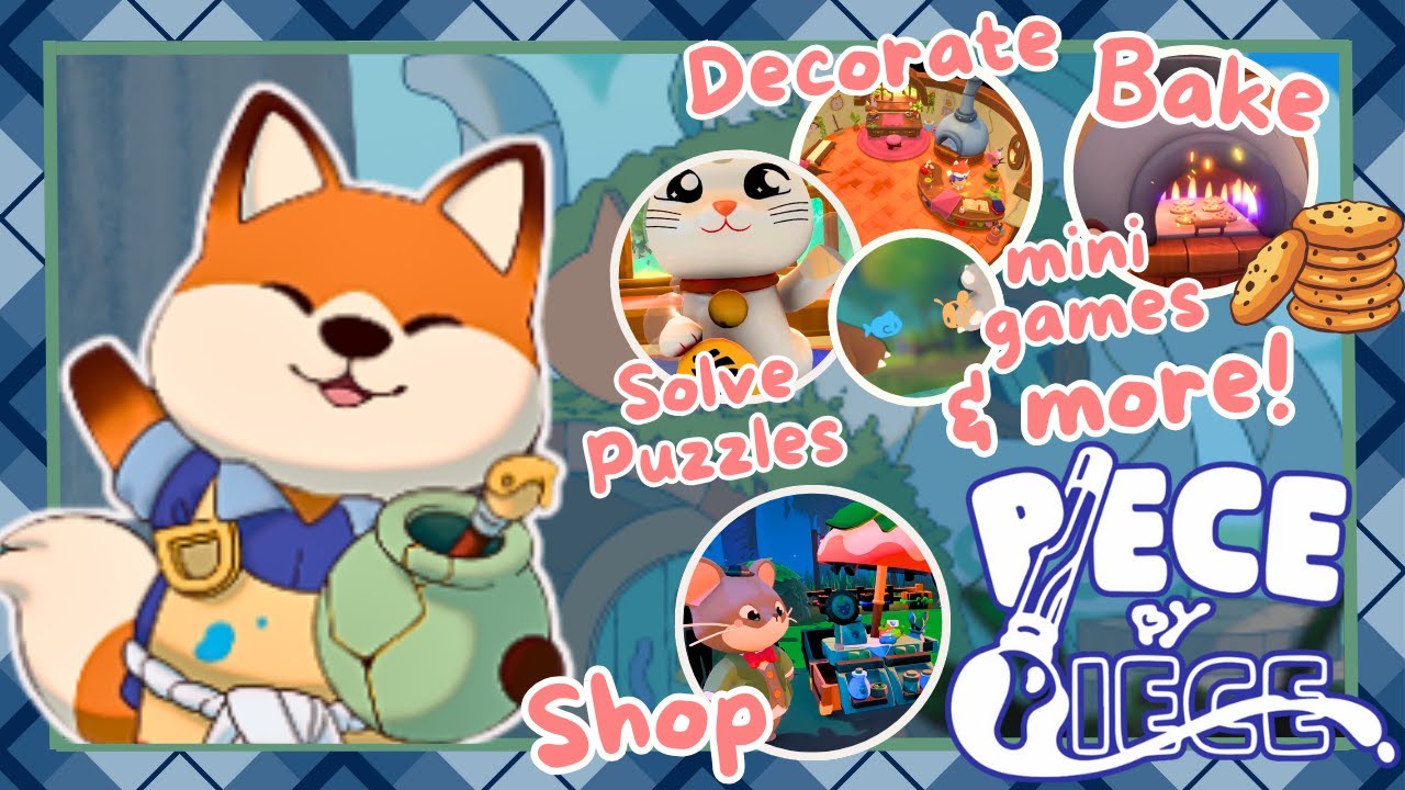 First LOOK at this Adorable Cute and Cozy Game | Piece by Piece - YouTube