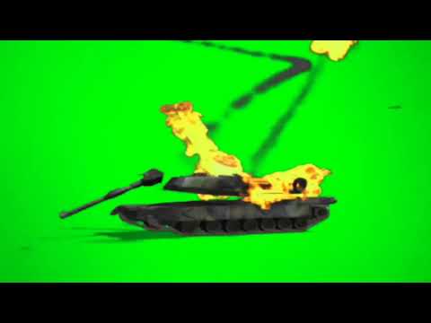Blast On Tank (Rangada) Green Screen Animation Video