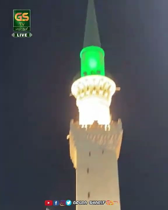 Hazrat Pir Syed Moin Ul Haq Gilani Sajjada Nasheen Golra Sharif In Madina Sharif - YouTube