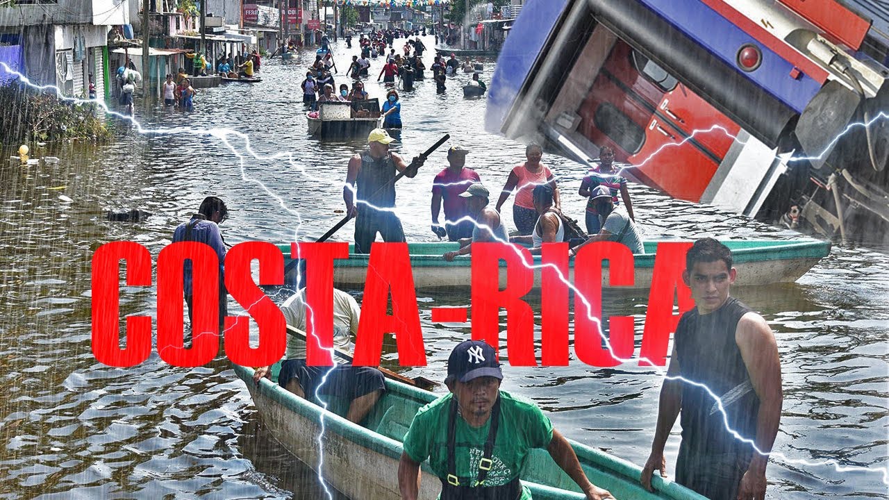 Severe flooding washed away Costa Rica! | People in despair - YouTube