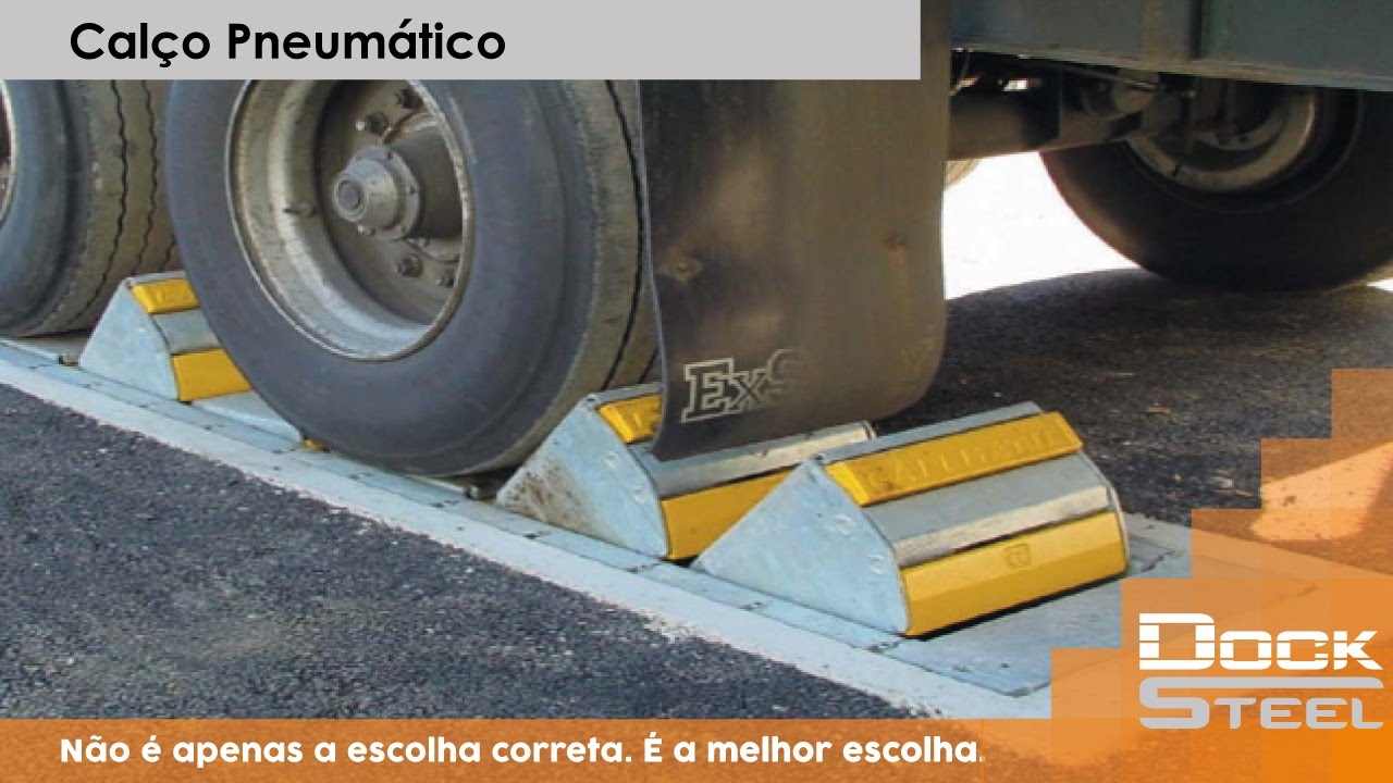 Calço Pneumático - Demonstração - DockSteel - YouTube