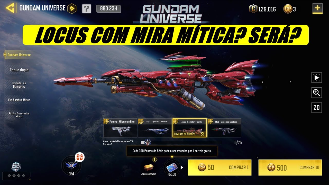 ROLETA GUNDAM UNIVERSE - COMO CONSEGUIR GIROS GRÁTIS! A MELHOR LOCUS DO ...