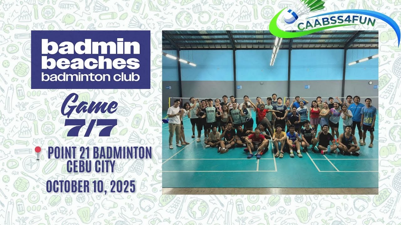[4K60fps] Badmin Beaches 7/7 - Oct 10, 2025 Badminton Queuing - YouTube