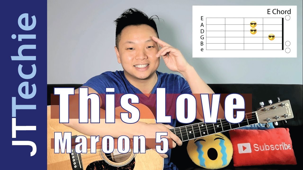 This Love - Maroon 5 Guitar Tutorial - YouTube