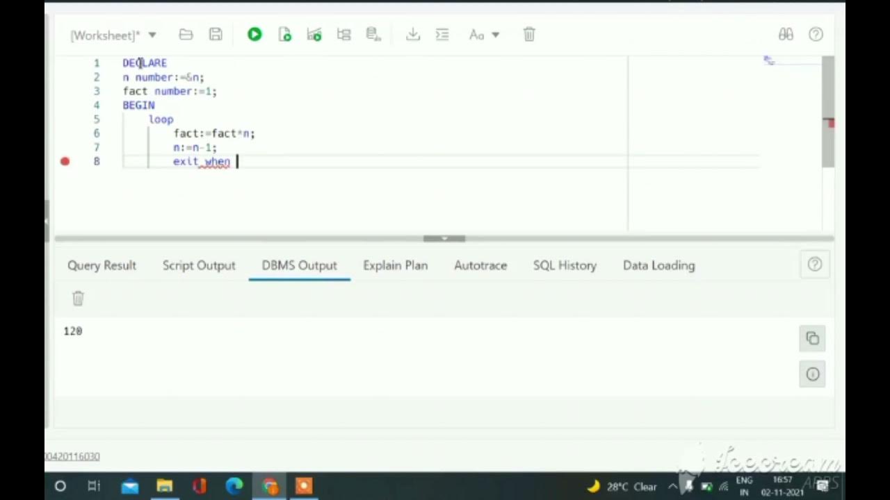 Factorial in SQL - YouTube
