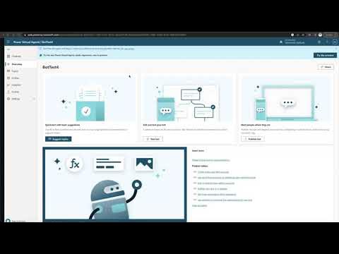 How to create an Intelligent Service Desk Bot using Power Virtual Agent and Azure Open AI | GPT4 ...