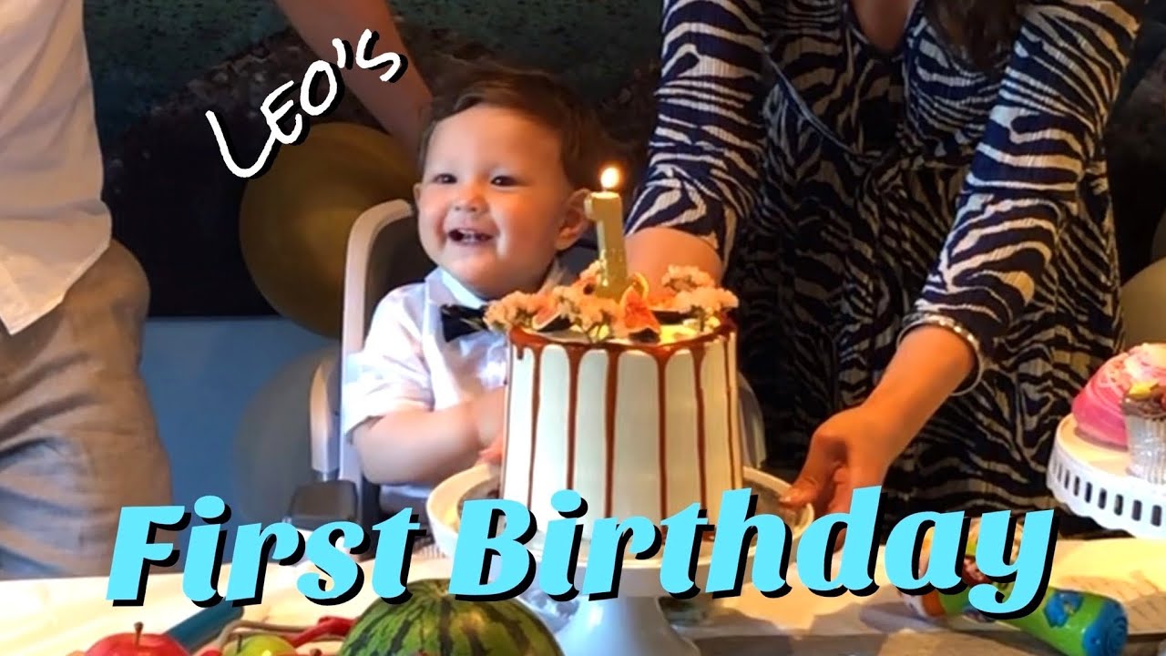 Leo’s First Birthday Party (I was invited!) - YouTube