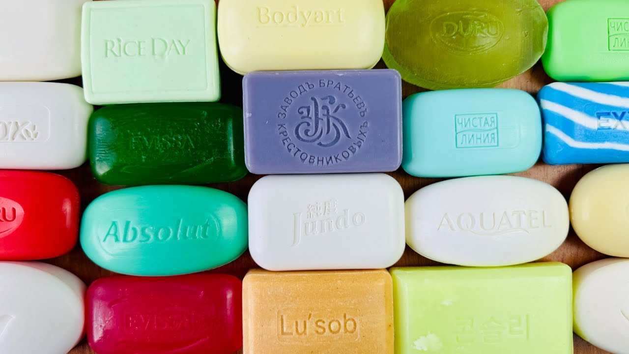 ASMR Soap/ 300 Soaps/ soap opening haul/ unpacking soap/ распаковка ...