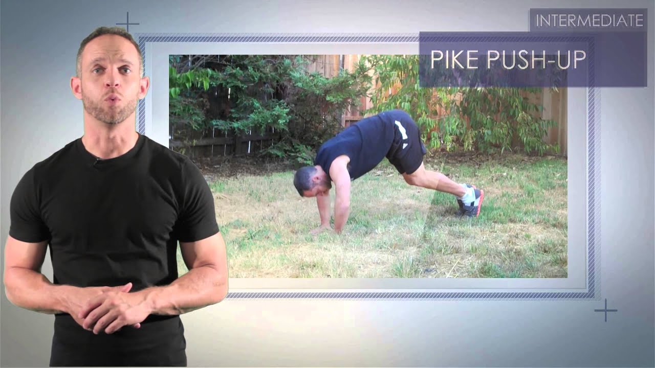 Pike Push-Up - YouTube
