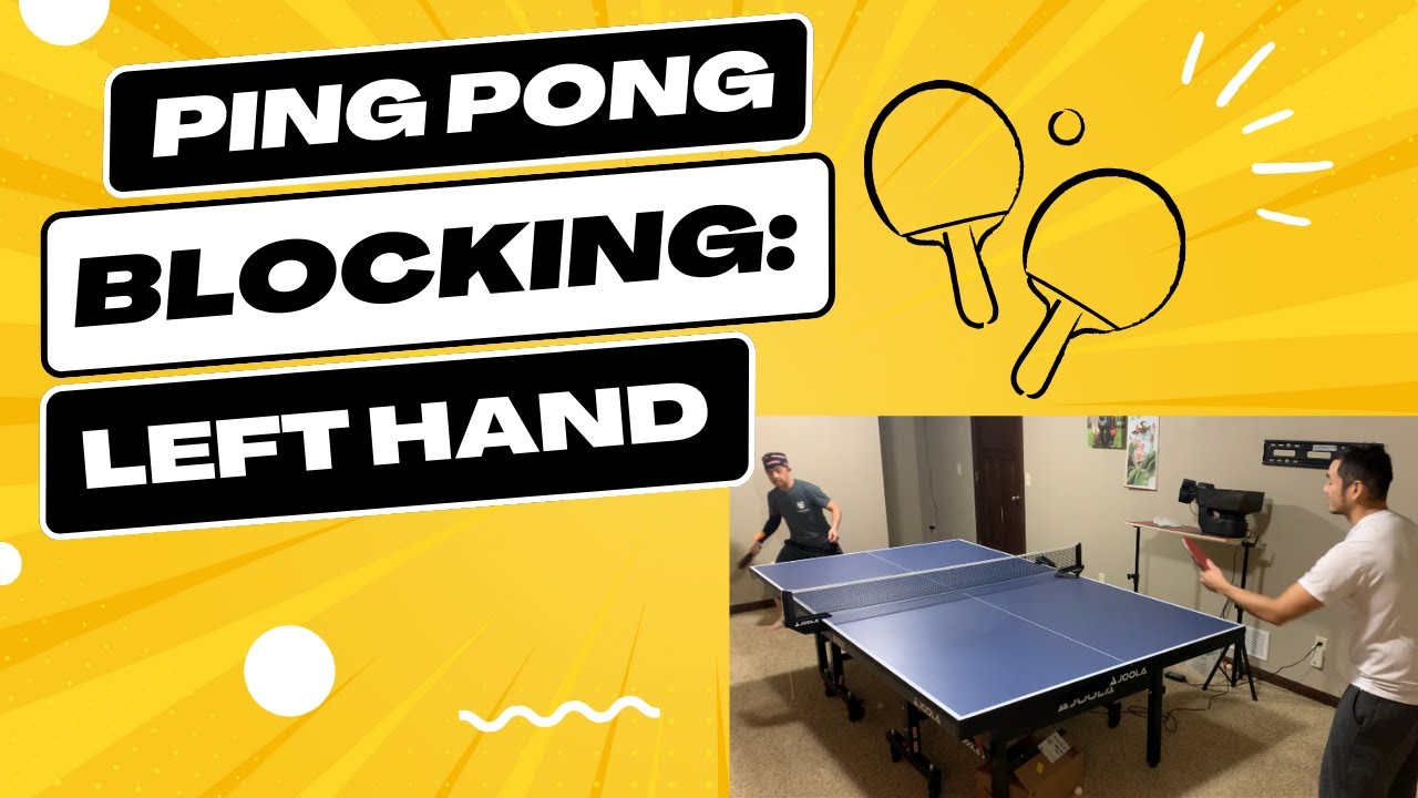 Ping Pong Practice - Blocking with Left Hand - YouTube