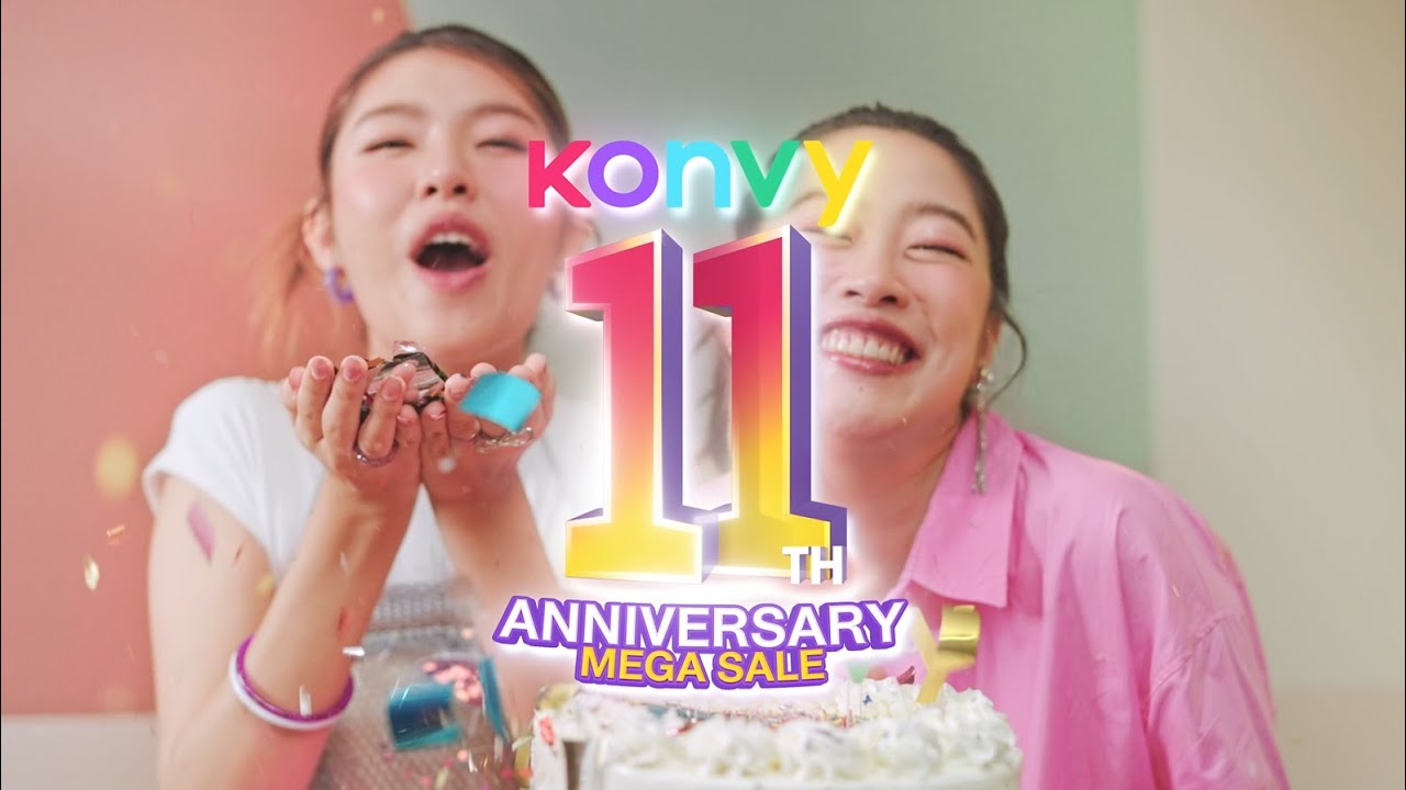 Konvy 11th Anniversary Mega Sale (15 sec.) - YouTube