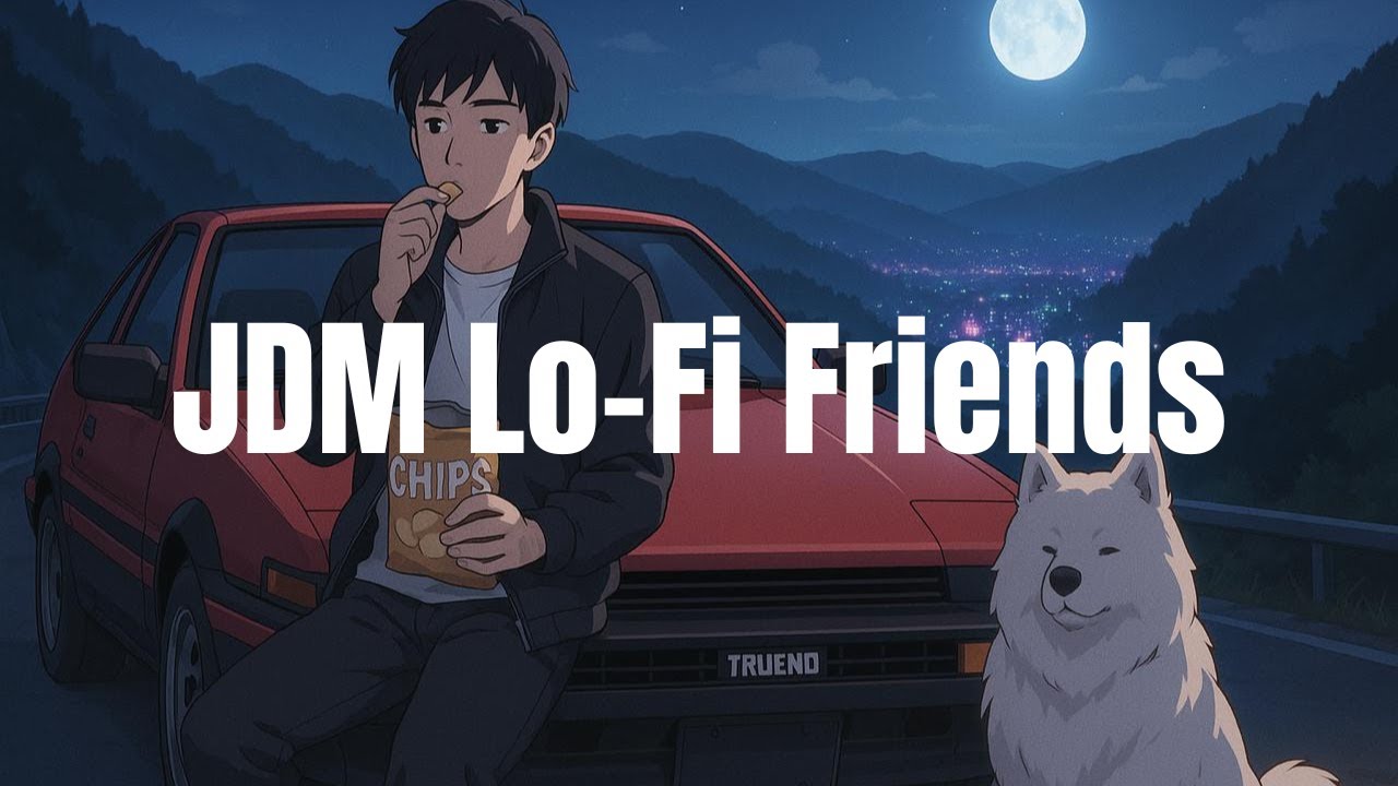 🎵 Moonlight Mountain Drive | JDM Lo-fi Playlist for Relaxing & Studying ...