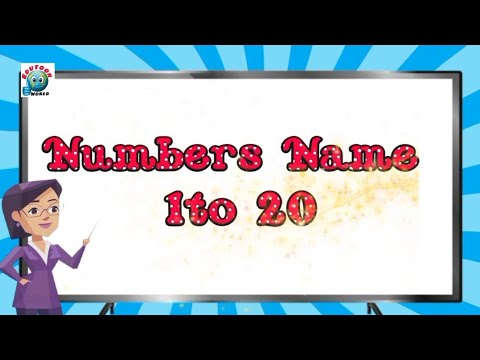 Numbers Name 1 to 20 | Learn to Count with Fun Animation | Kids ...