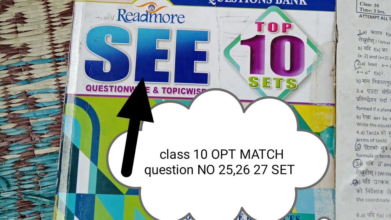 class10 Opt Math readmore set question no . 25,26,27 All answer set ...