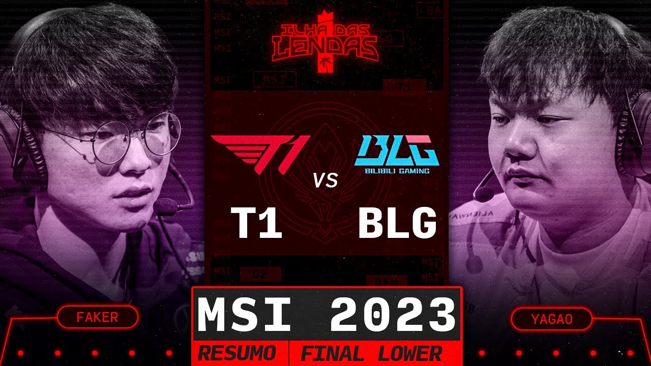 T1 vs Bilibili Gaming - ERA SÓ BANIR... | Playoffs MSI 2023 - YouTube