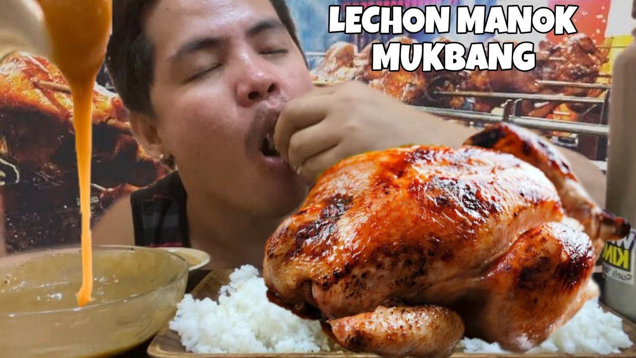LECHON MANOK MUKBANG | Filipino Food | Pinoy Mukbang | Mukbang ...