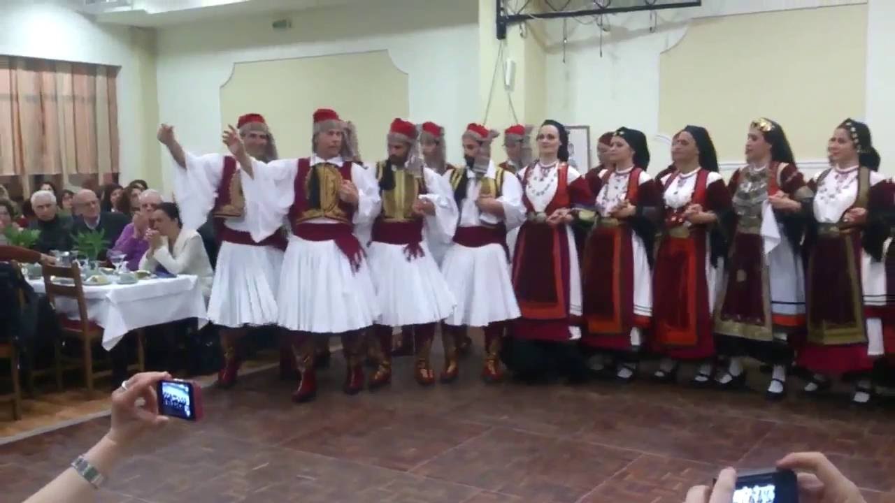 Κλειστος Αργιθεας. Χορευτικη ομαδα Θεραπνων - YouTube