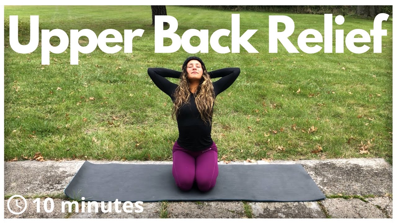 Yoga for Upper Back Relief | Beginner Yoga - YouTube