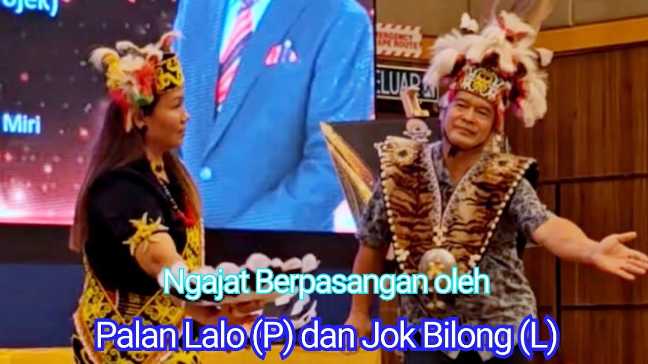 Ngajat Berpasangan persembahan dari Long Banga - YouTube