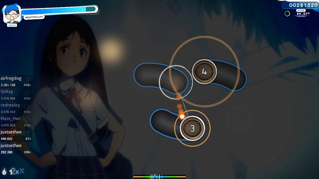 Osu! gameplay (read description) - YouTube