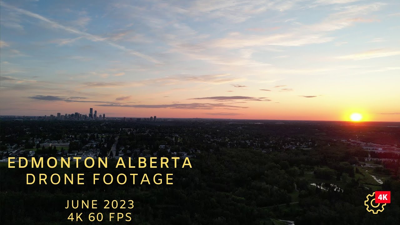 Edmonton Alberta 4K Drone Footage Rundle Park - YouTube