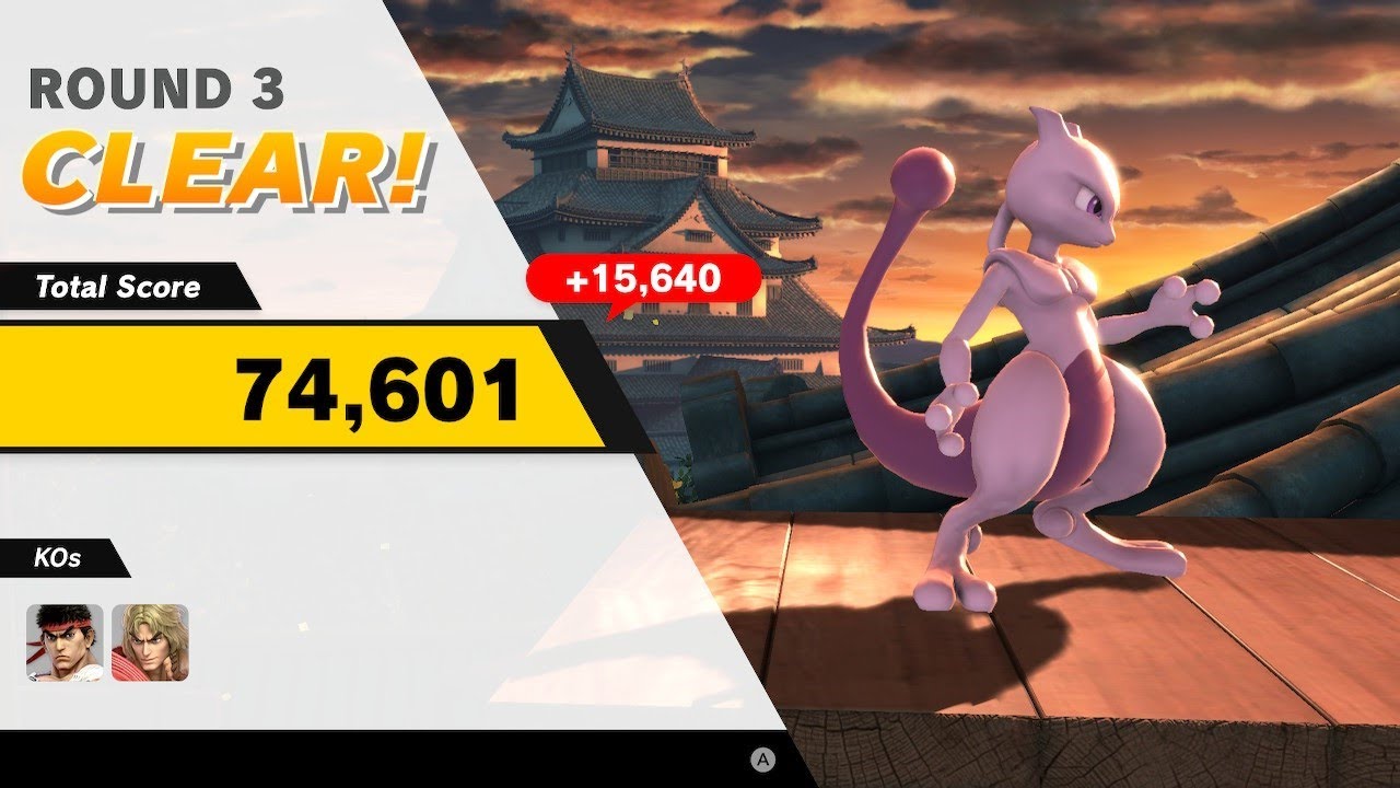 Super Smash Bros Ultimate - Classic Mode - Mewtwo - YouTube