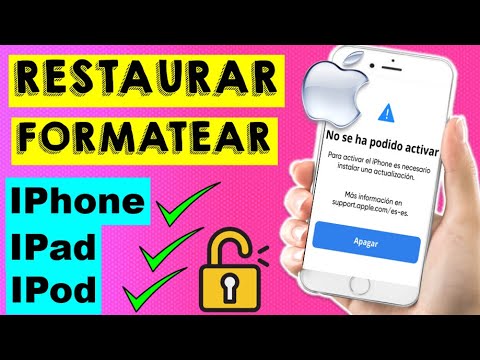 COMO FORMATEAR y RESTAURAR tu iPHONE, iPad o iPod de FÁBRICA (2024 ...