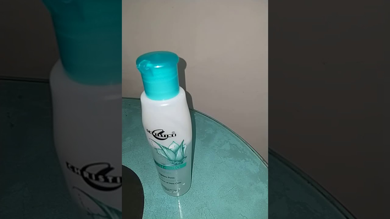 Christine whitening toner with aloe vera and cucumber - YouTube
