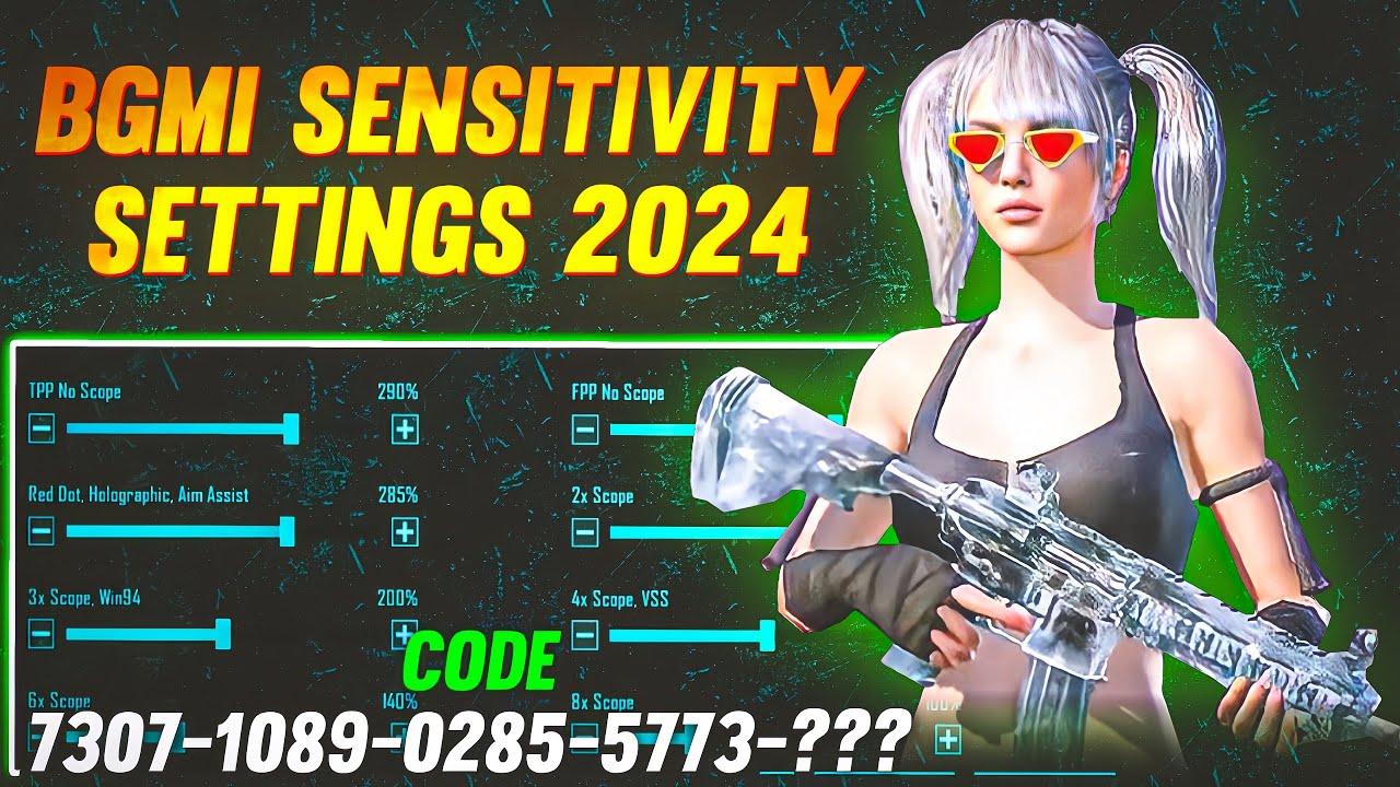 NEW UPDATE 2.9 !!🔥BEST SENSITIVITY CODE+CONTROL SETTINGS BGMI/PUBG ...