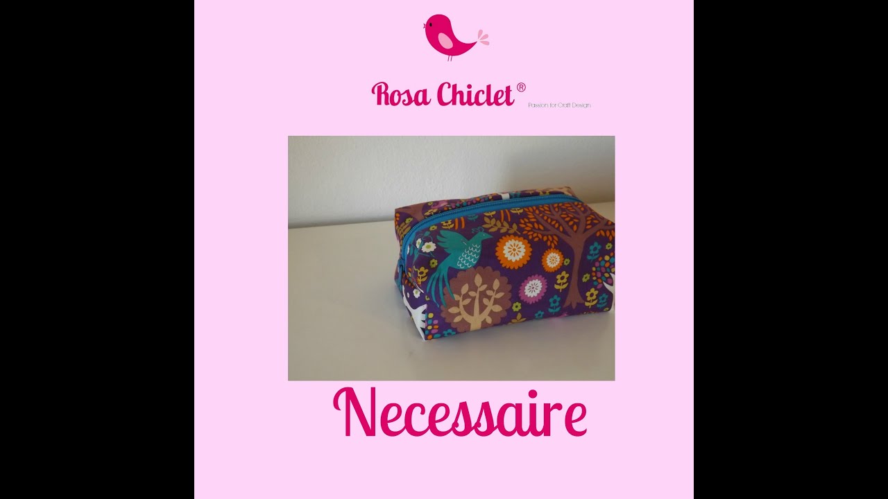 Projectos de costura criativa - Tutorial Necessaire* - YouTube
