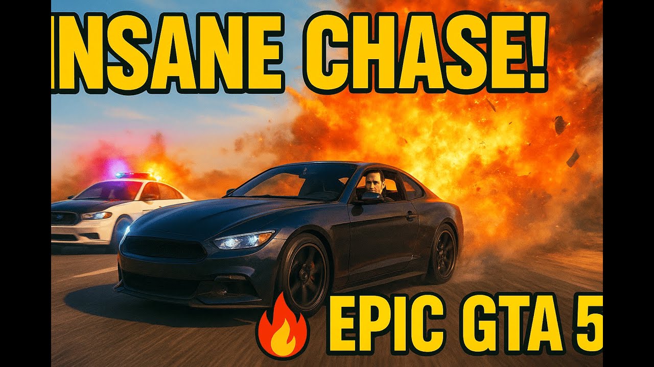 GTA 5 Insane Chase & Explosions | Epic Gameplay Highlights 2025 - YouTube