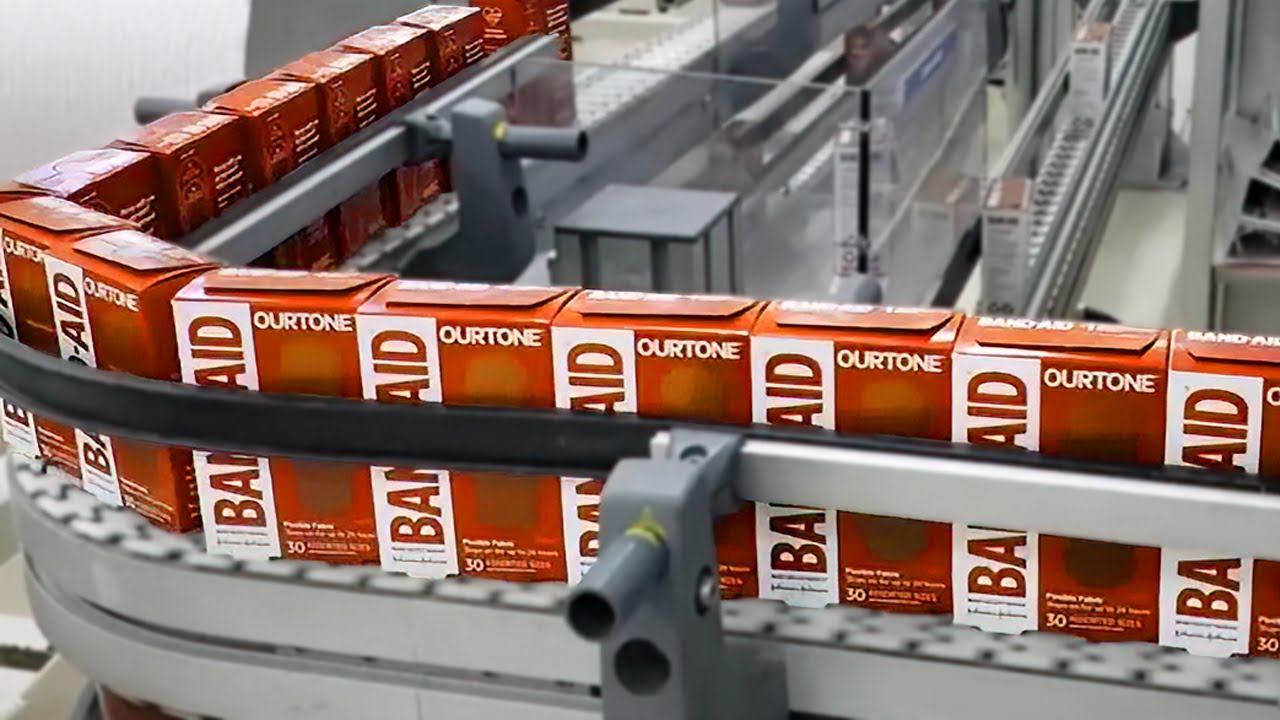 How It's Made: Band aids - YouTube
