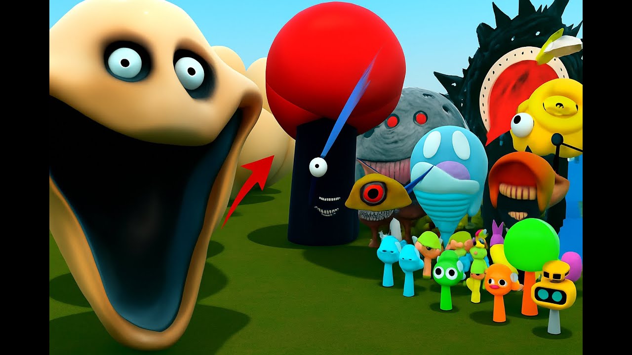 ROBLOX WORM vs ALL SPRUNKI PHASES in Gmod! 🐛😱 - YouTube