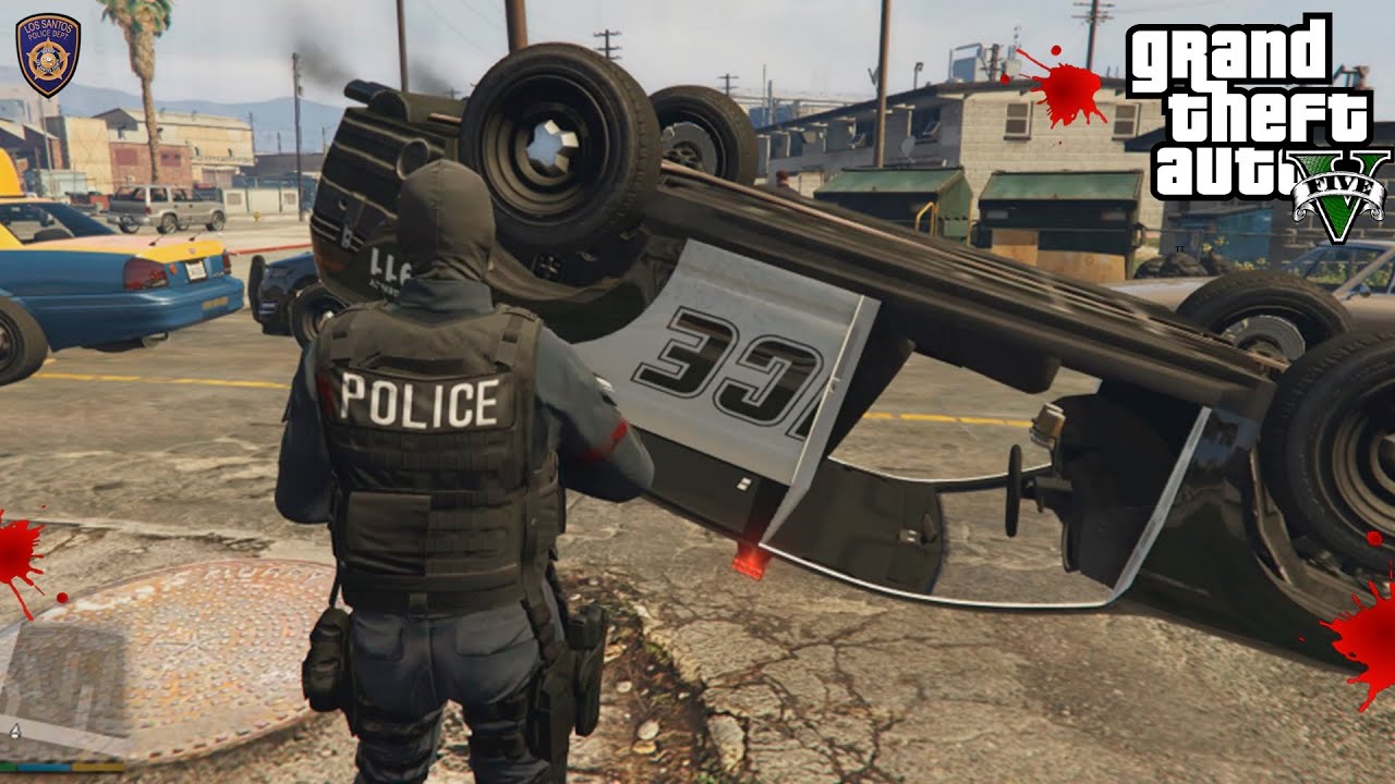 GTA 5 POLICE - LSPDFR / City Patrol of 2023 / Protecting the city from ...