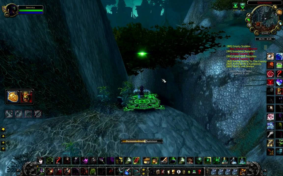 Seminko: Both sides of Thalassian Pass uninstanced 3.3.5 - YouTube