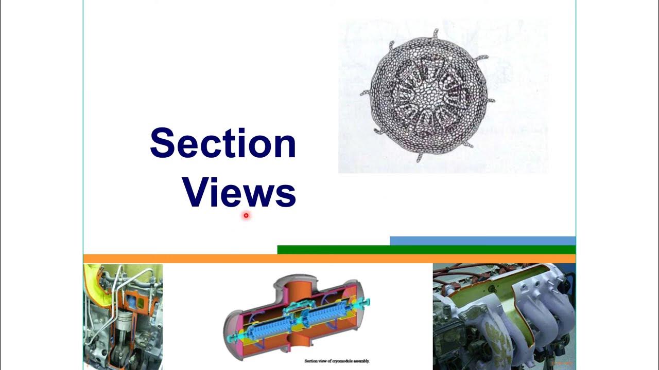 Engineering Drawing lectures | Section View Understanding | Part 1 ...