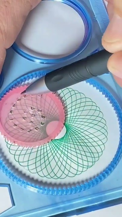 DIY Spirograph: Crafting Geometry with Household Items - YouTube