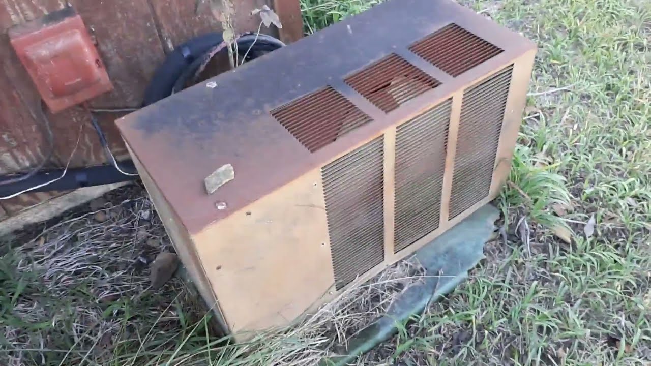 VERY OLD 2-Ton Central Air Conditioner (Unknown Brand) - YouTube