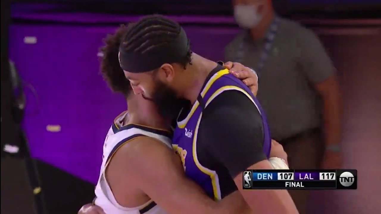 NBA | LeBron and the LAKERS Gives Their Respect to the DENVER NUGGETS ...