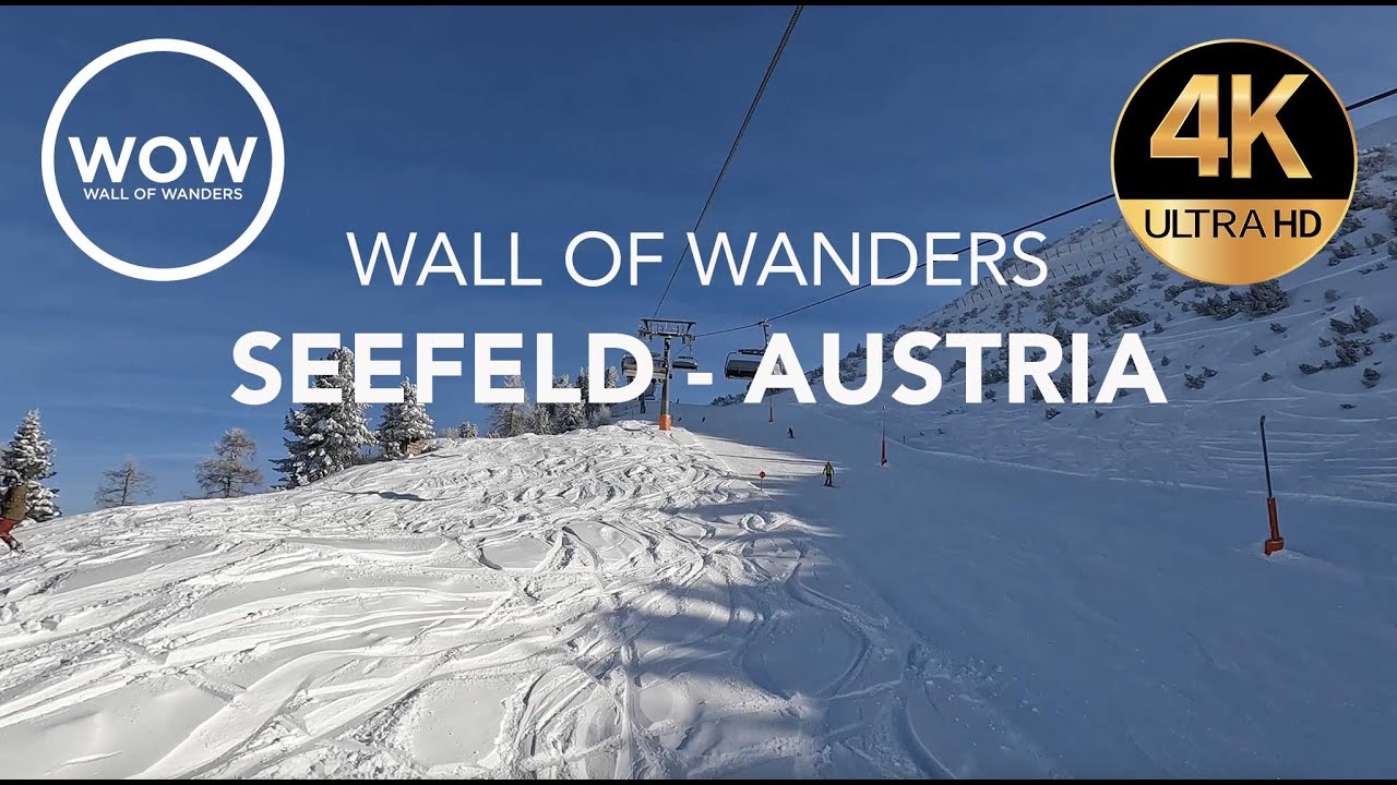 WOW - A relaxing flight through the skiing resort in Seefeld, Austria ...