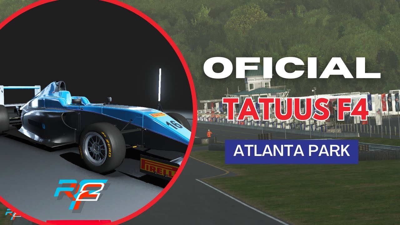 rFactor 2 - Tatuus F4 - Atlanta Park - Open Wheel Sprint - OFICIAL ...