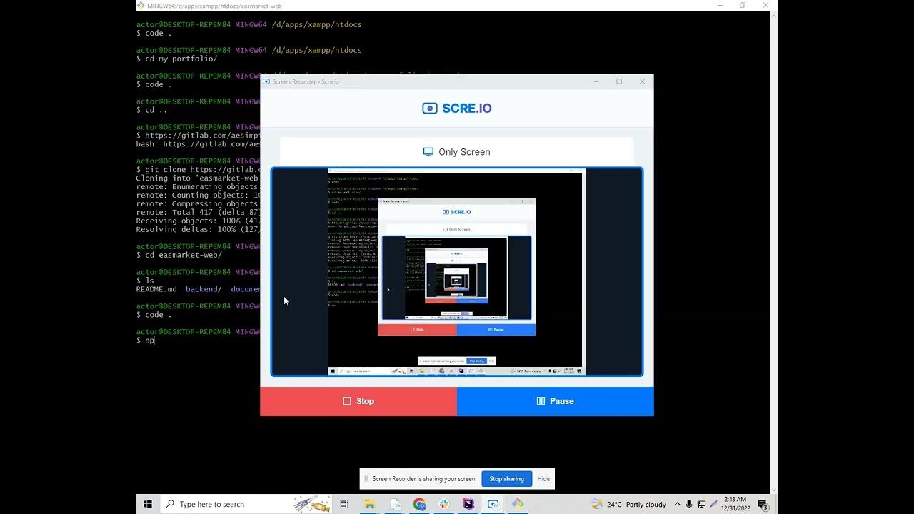 6 - How to clone git repository and setup reactjs - YouTube