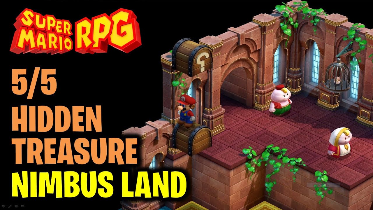 Nimbus Land: All 5 Hidden Treasures Locations | Super Mario RPG - YouTube